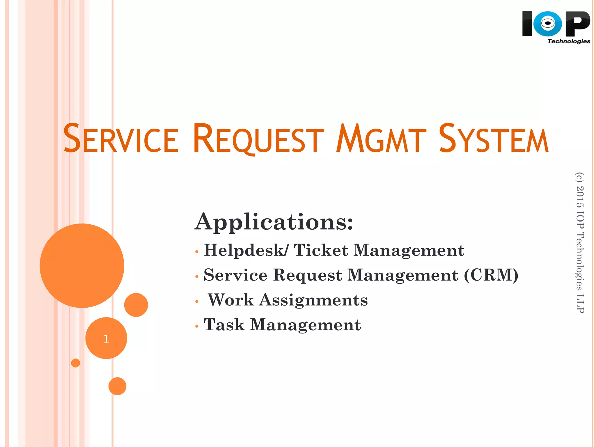 Service Request Management System | PDF