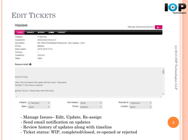 Service Request Management System | PDF