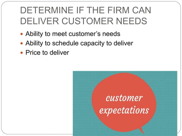 Service response logistics model | PPTX