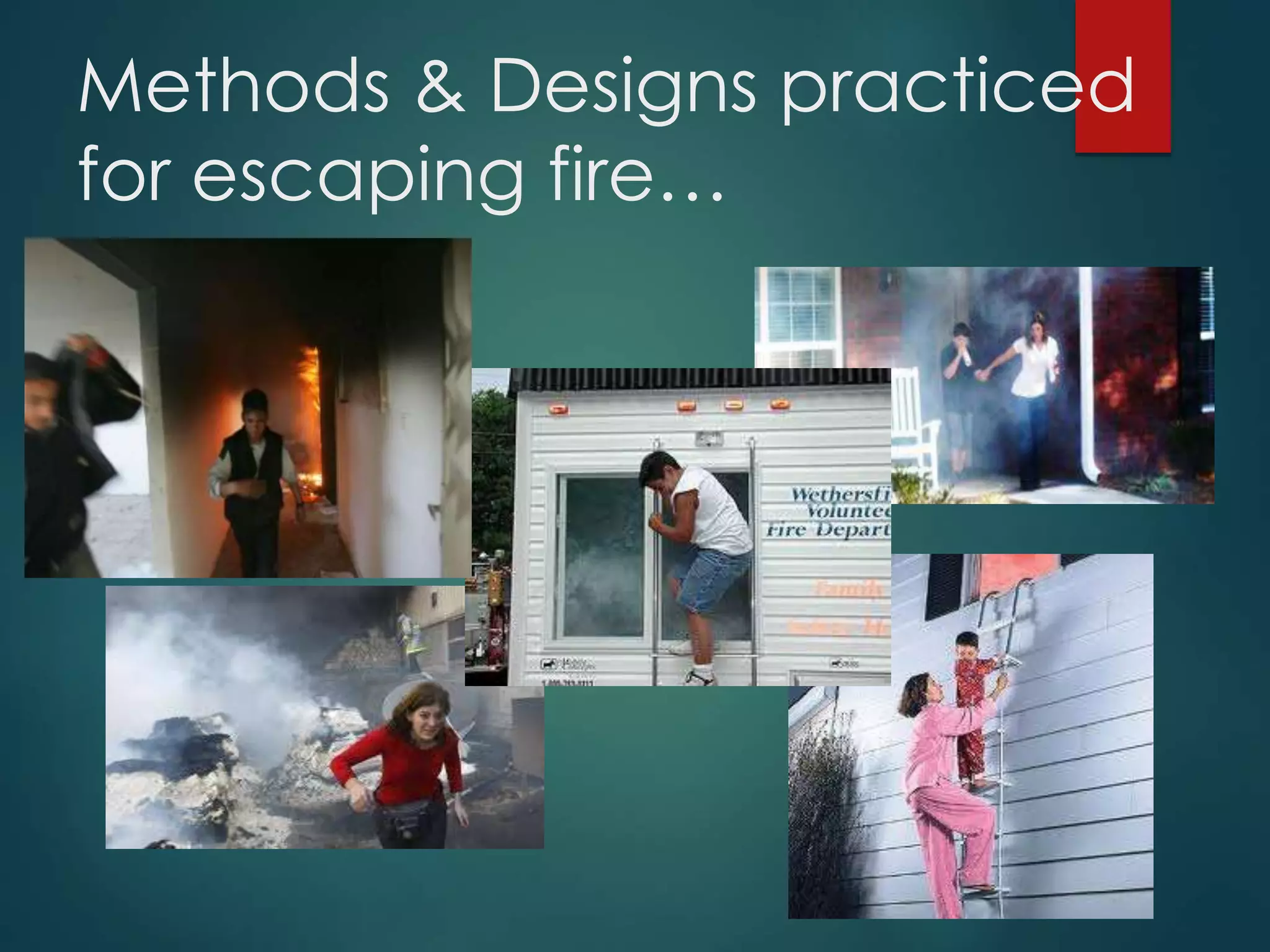 Deisgn of Fire Escapes | PPTX