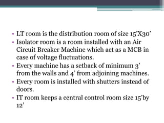 Services in a Commercial Building | PPTX