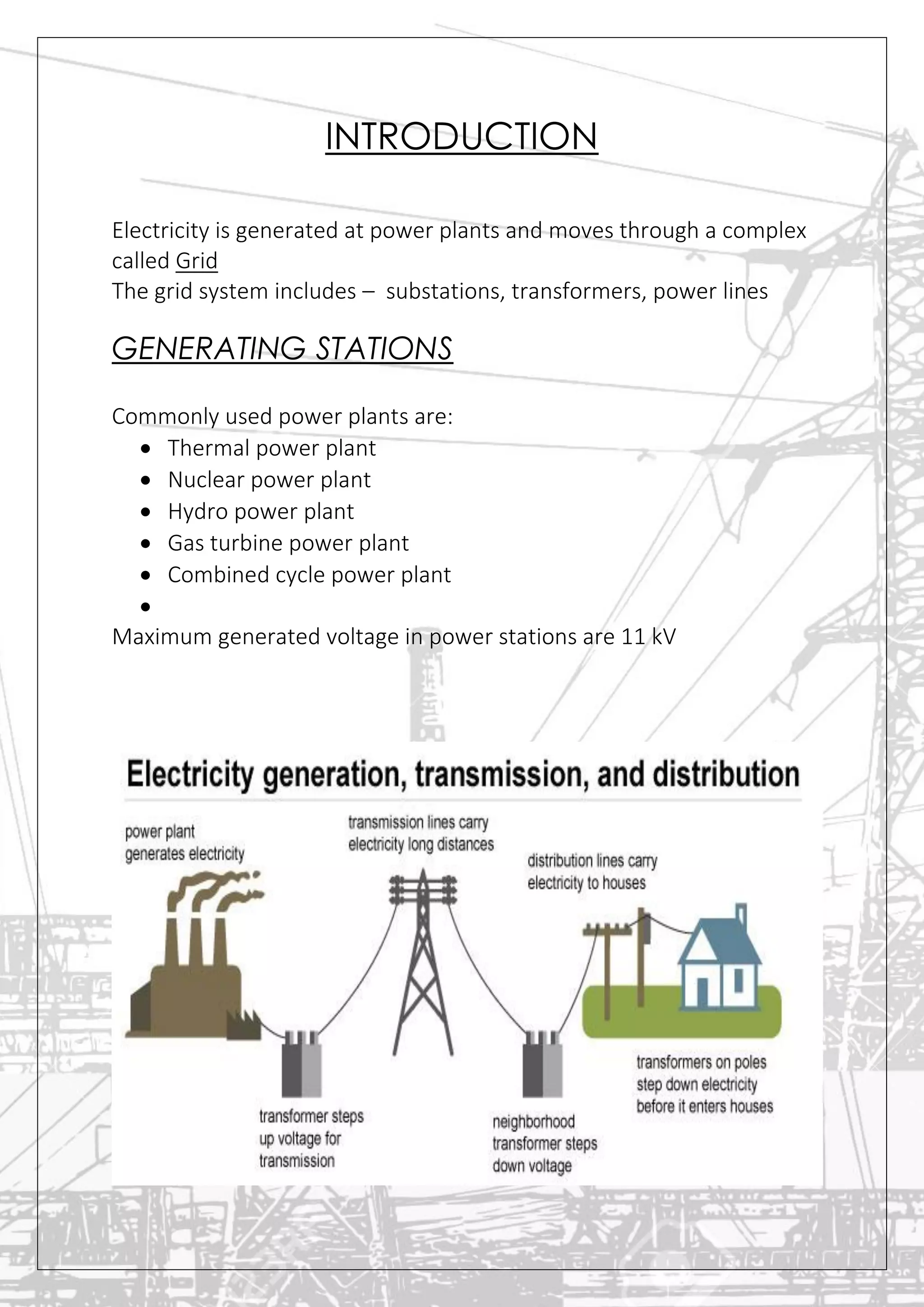 Transmission and distribution system of electricity | PDF