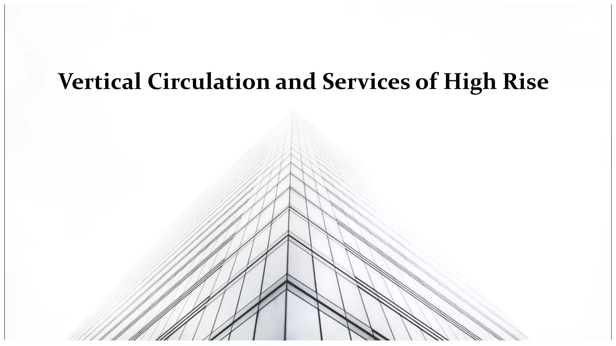 Services in High Rise Building | PDF