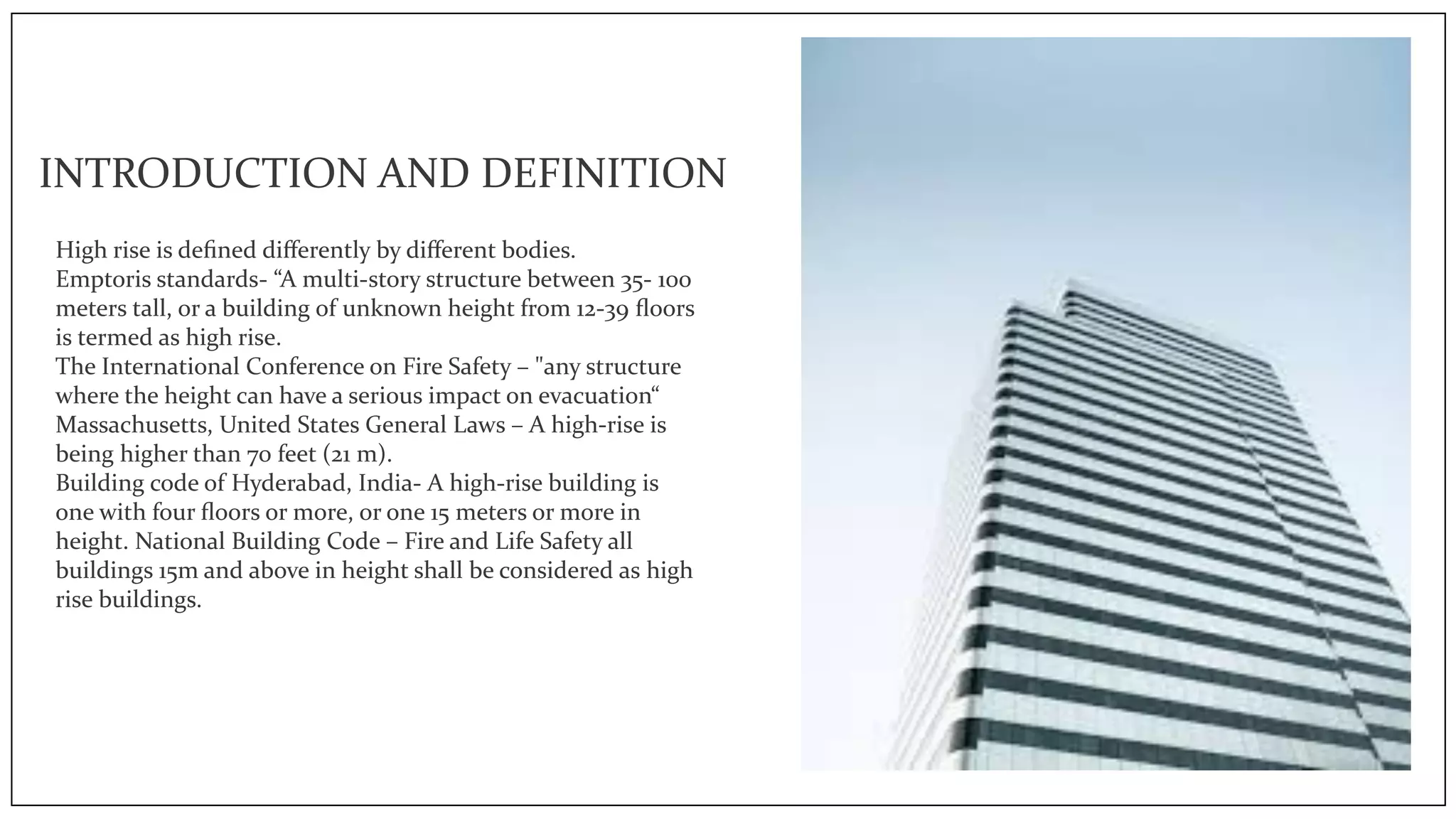 Services in High Rise Building | PDF