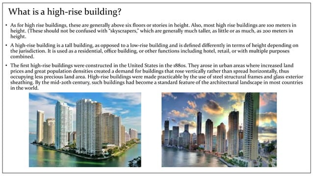 Services in High Rise Building | PDF