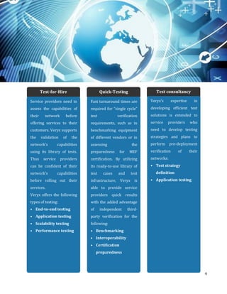 Veryx Services Catalog | PDF