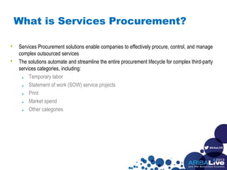 Services Procurement Town Hall | PPTX