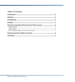 Services ax2012 | PDF