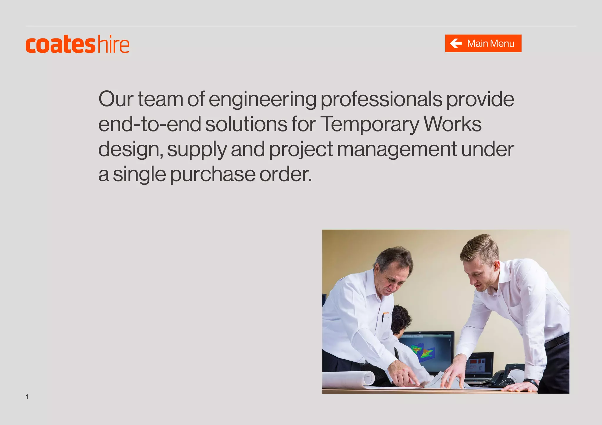 Coates Hire Engineering Solutions - Temporary Works | PDF