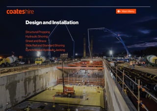 Coates Hire Engineering Solutions - Temporary Works | PDF