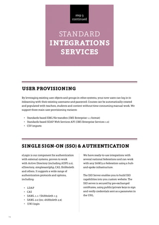 Services brochure - Folleto de Servicios de Itslearning | PDF