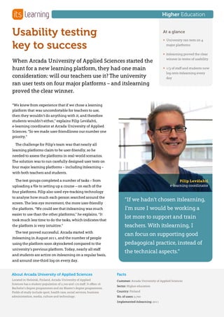 Services brochure - Folleto de Servicios de Itslearning | PDF