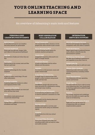 Services brochure - Folleto de Servicios de Itslearning | PDF