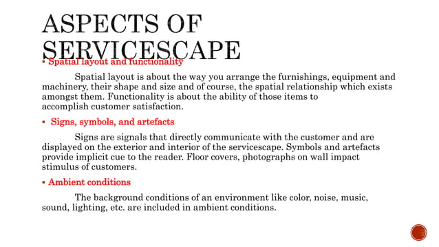 Servicescape | PPTX | Business | Business and Finance