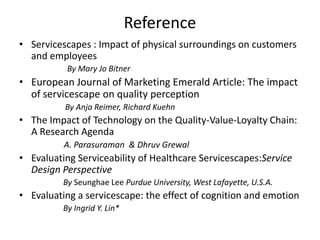 Service scape | PPTX