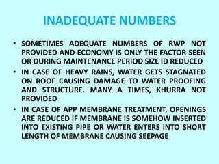 Maintenance Aspects and Services in Architectural Planning | PPT