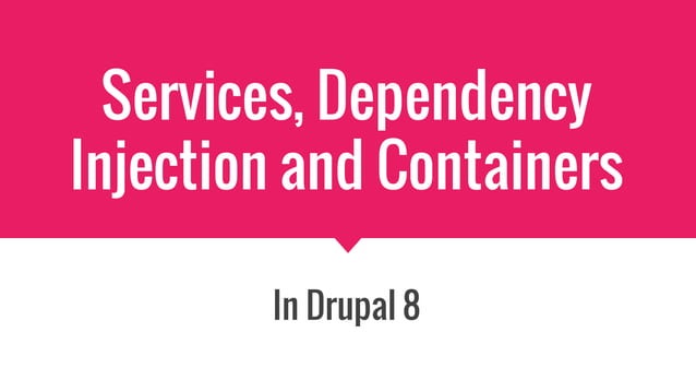 Services Dependency Injection And Containers Ppt