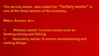 Service sector: contributing to Indian GDP | PPT