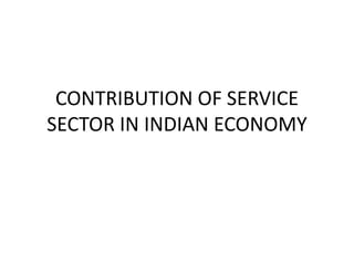 Service sector | PPTX