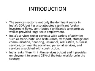 Service sector | PPTX