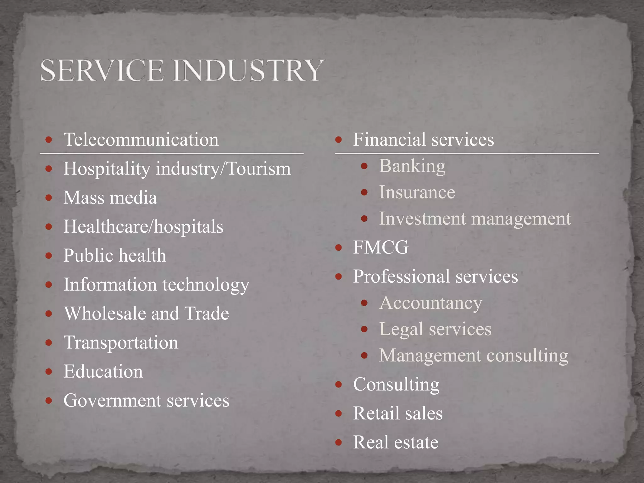 Service sector and economic growth | PPTX