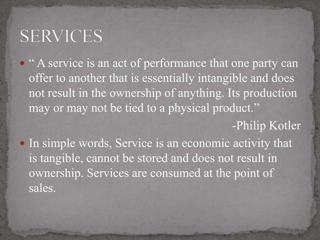 Service sector and economic growth | PPTX