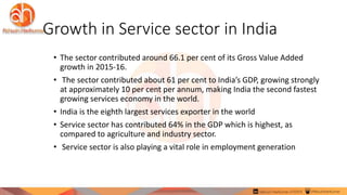 Service Sector in India & World | PPTX