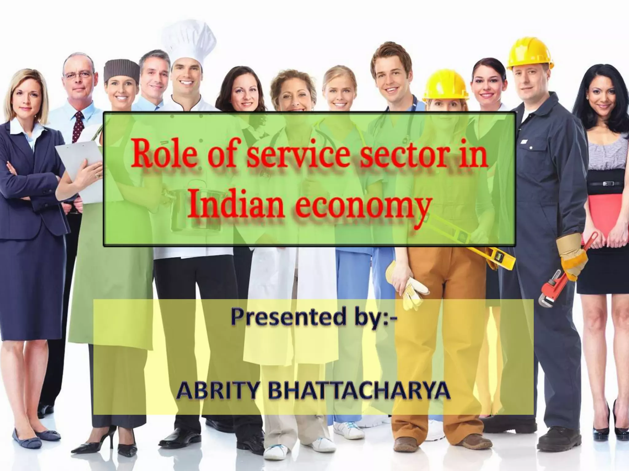 Service sector presentation | PPTX