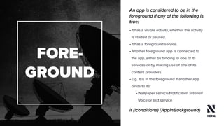 Foreground Services & Location | PDF