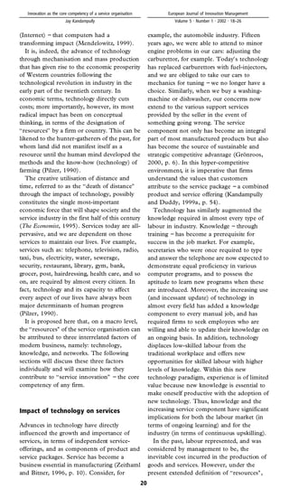 Services innovation | PDF