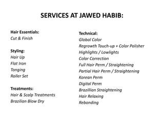 Services jawed habib | PPTX