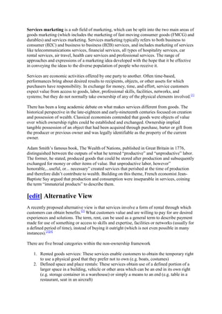 Services marketing | PDF