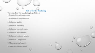 Services Marketing - Meaning and Definition, Nature | PPTX