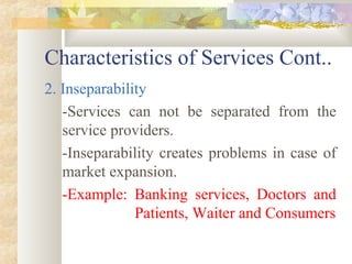 Services marketing hu-unit-1 | PPT