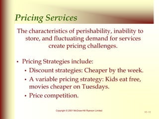 services marketing The nature and importance of services | PPT