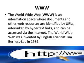 Services of internet | PPTX
