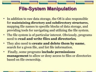Services of OS.ppt Two types of services | PPT