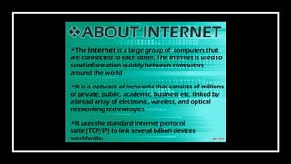 Services on internet ppt | PPT