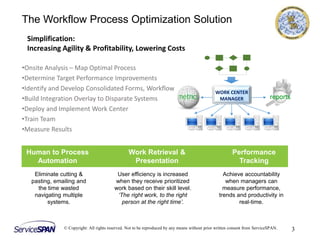 Workflow Process Optimization for Telecom | PPTX