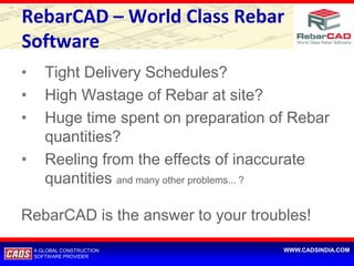 Rebar Detailing Services | PPTX