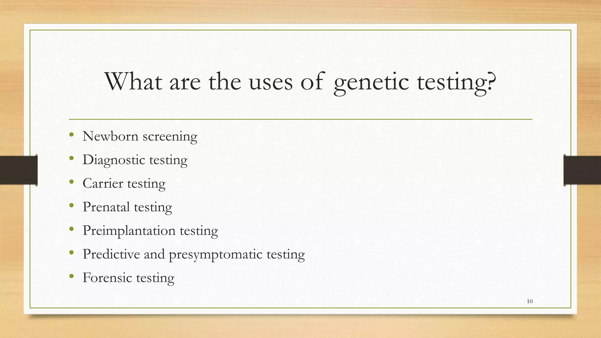 Services related to Genetics _ Genetic Testing.pptx