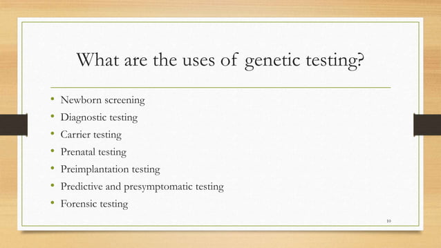 Services related to Genetics _ Genetic Testing.pptx | Genetics | Science