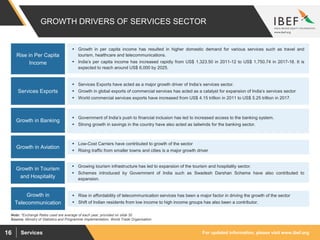 Services Sector Report - Jun 2018 | PPT