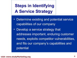 Service strategy | PPT