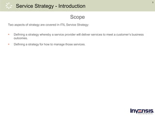 ITIL Intermediate Service Strategy Course Preview | PPT