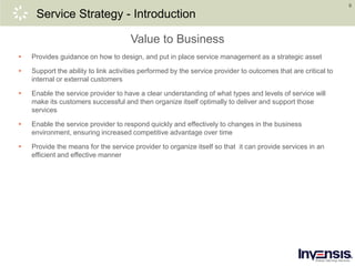 ITIL Intermediate Service Strategy Course Preview | PPT