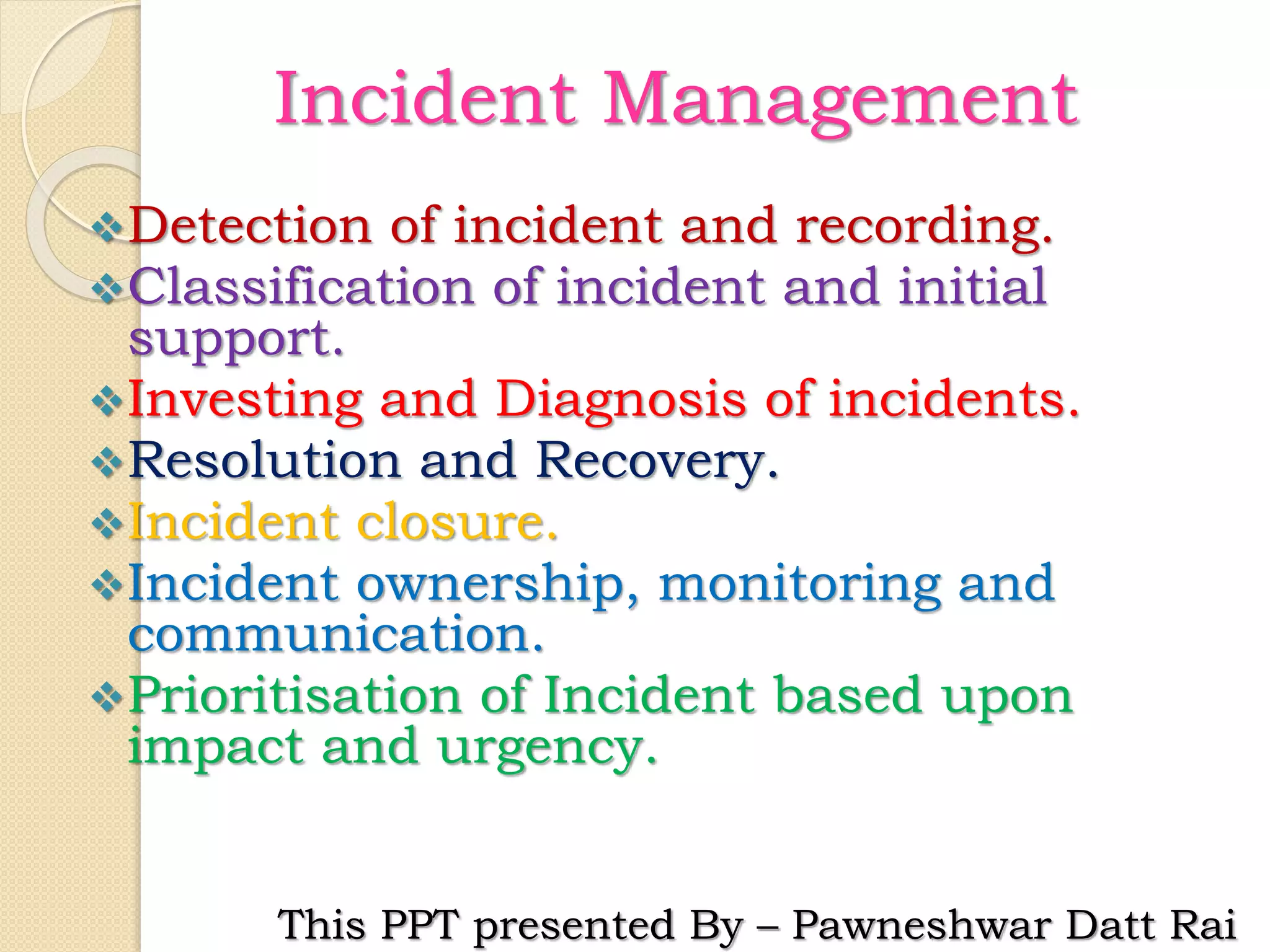 Service support process ppt | PPTX