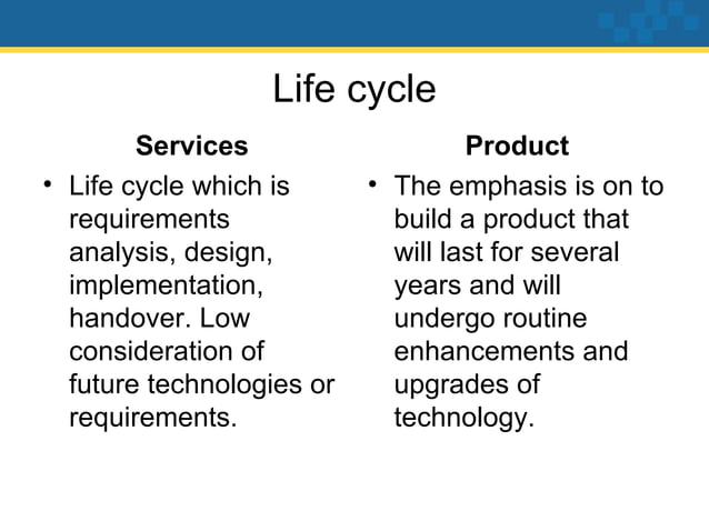 Services vs product | PPT