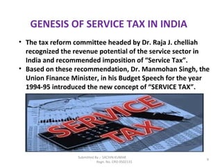 Service tax | PPT