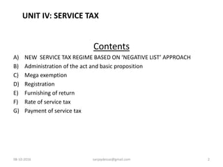 Service tax | PPTX | Business Accounting & Finance | Business